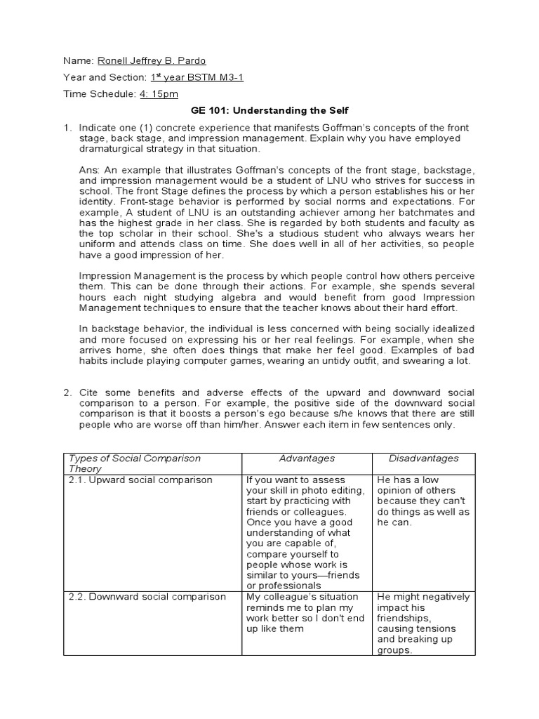 UTS Module 2 | PDF | Communication | Psychological Concepts