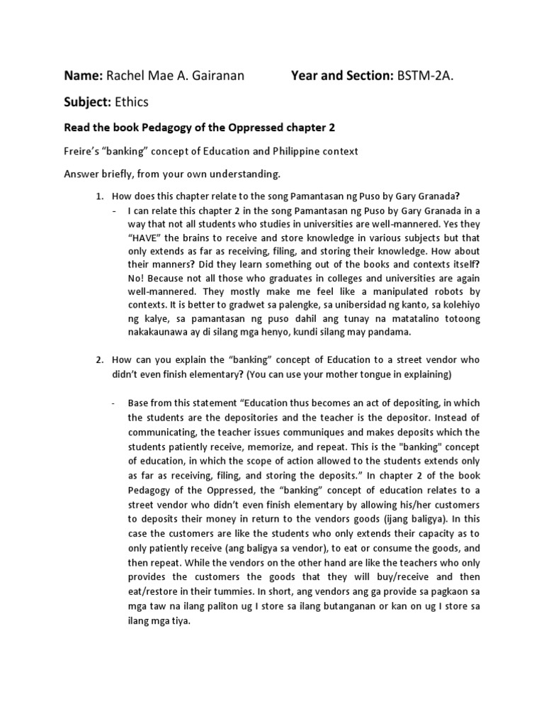 Ethics-5th Online Worksheet | PDF | Praxis (Process) | Behavior ...