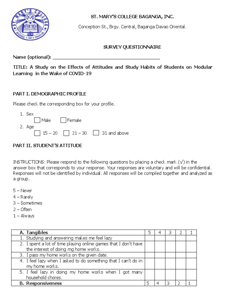 Survey Tool Final | PDF | Learning | Homework