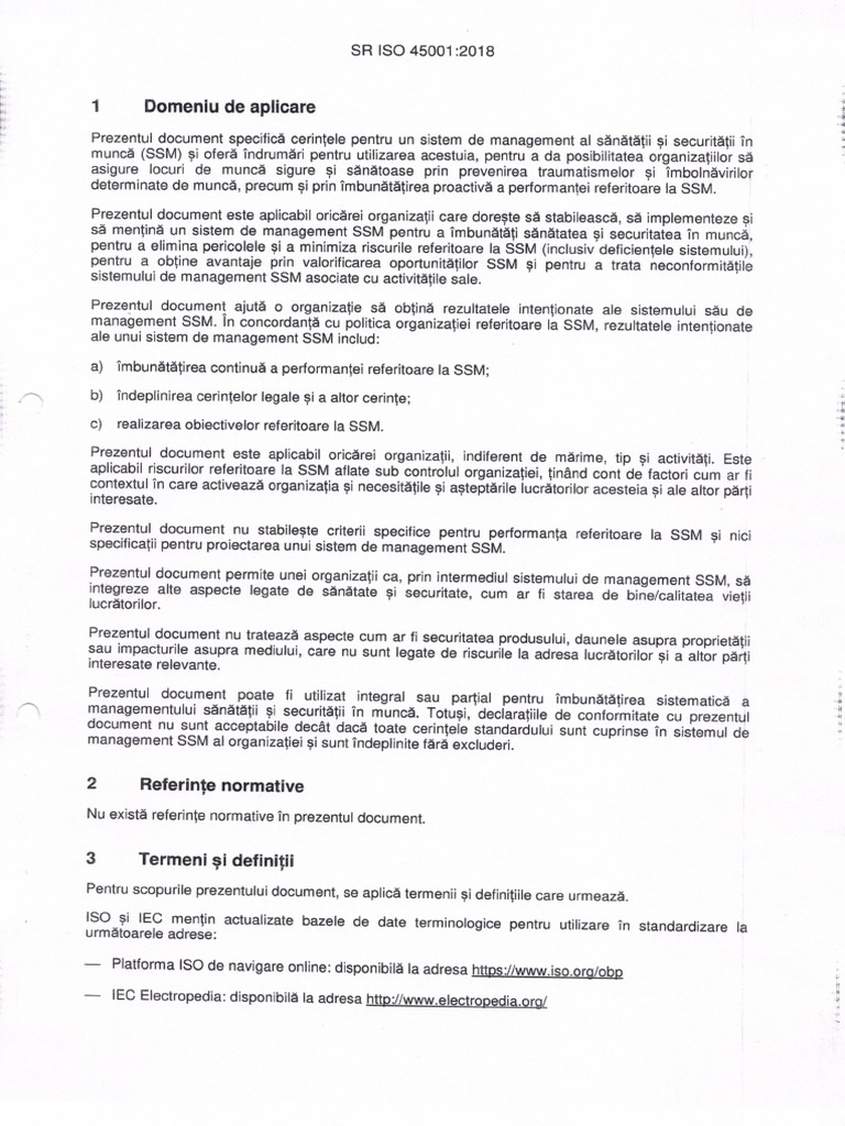 SR Iso 45001 | PDF
