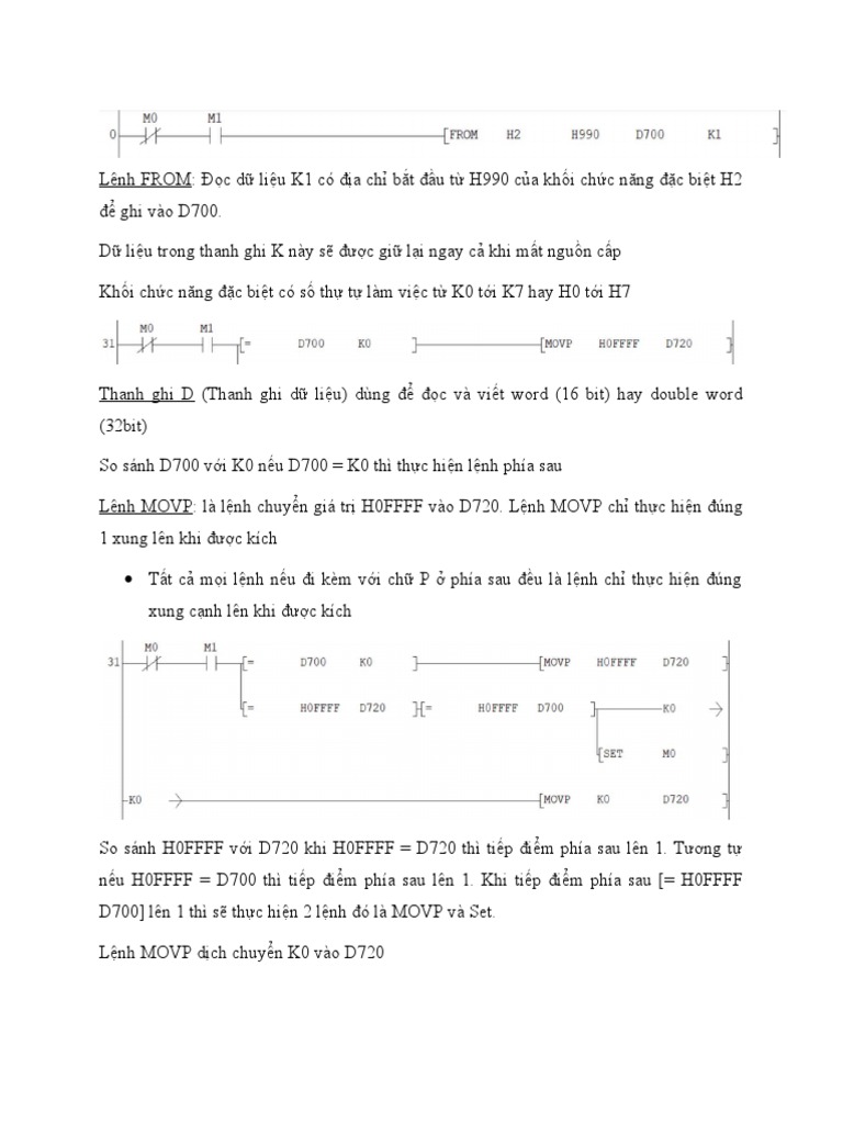 Giải Thích Lệnh Q2A | PDF