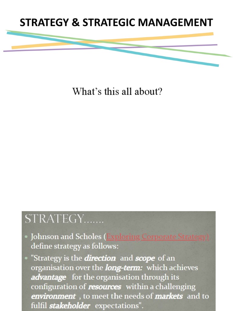 Introduction To Strategic-Planning | Download Free PDF | Strategic Planning | Goal