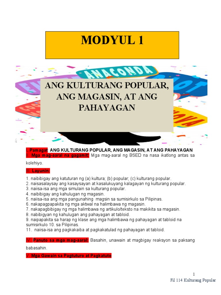 Aralin 1 7 Complete Pdf