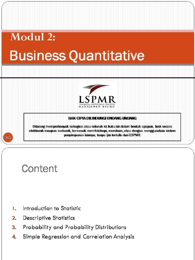Business Quantitative 2 | PDF