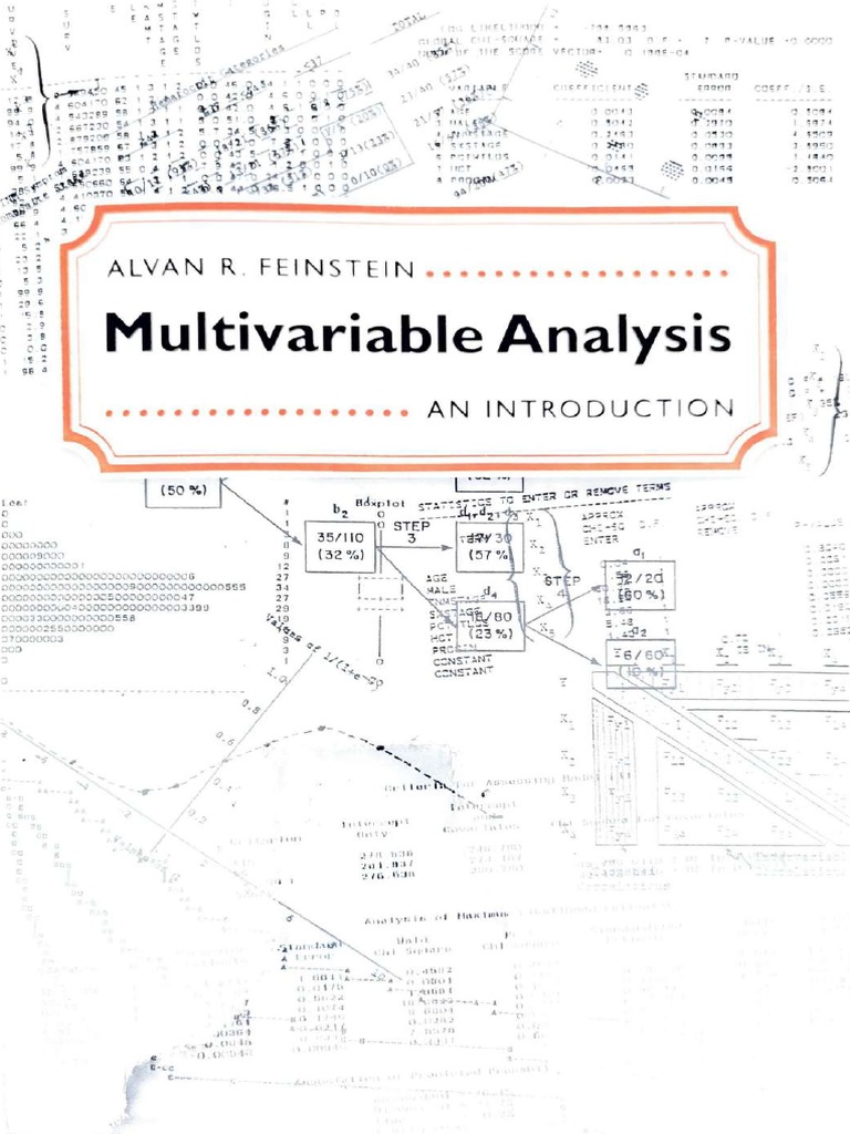 Alvan Feinstein - Multivariable Analysis - An Introduction-Yale ...