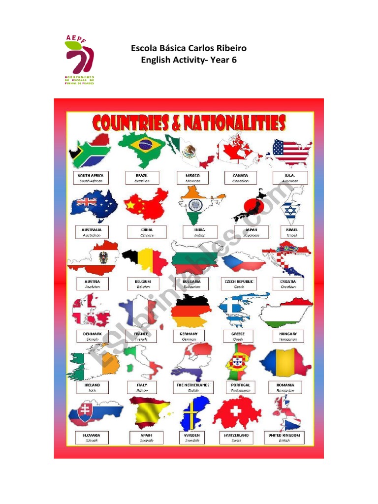 Countries e Nationalities | PDF