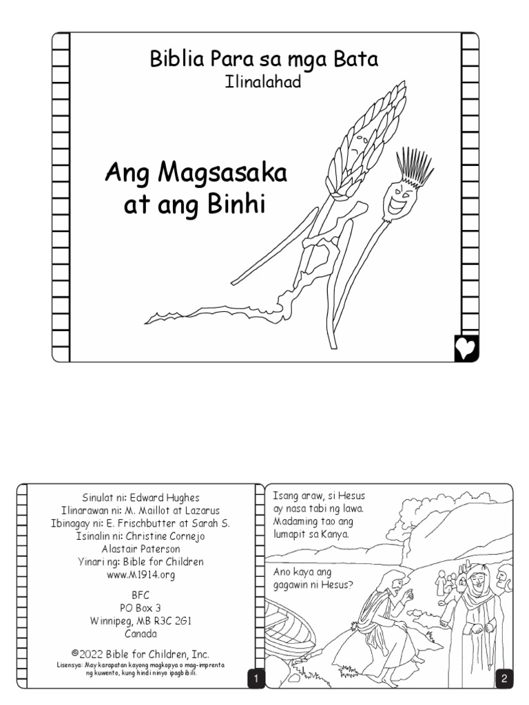 43 The Farmer and The Seed Tagalog CB6 | PDF