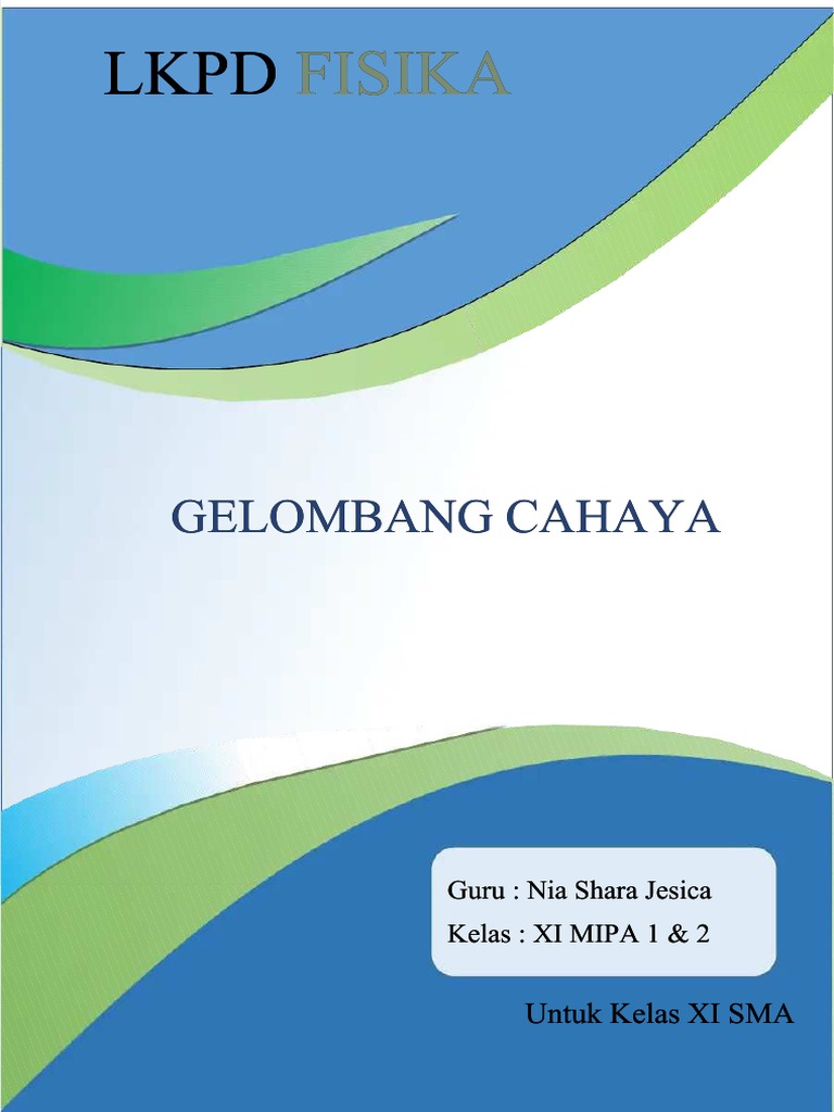 PDF LKPD Gelombang Cahaya DL | PDF