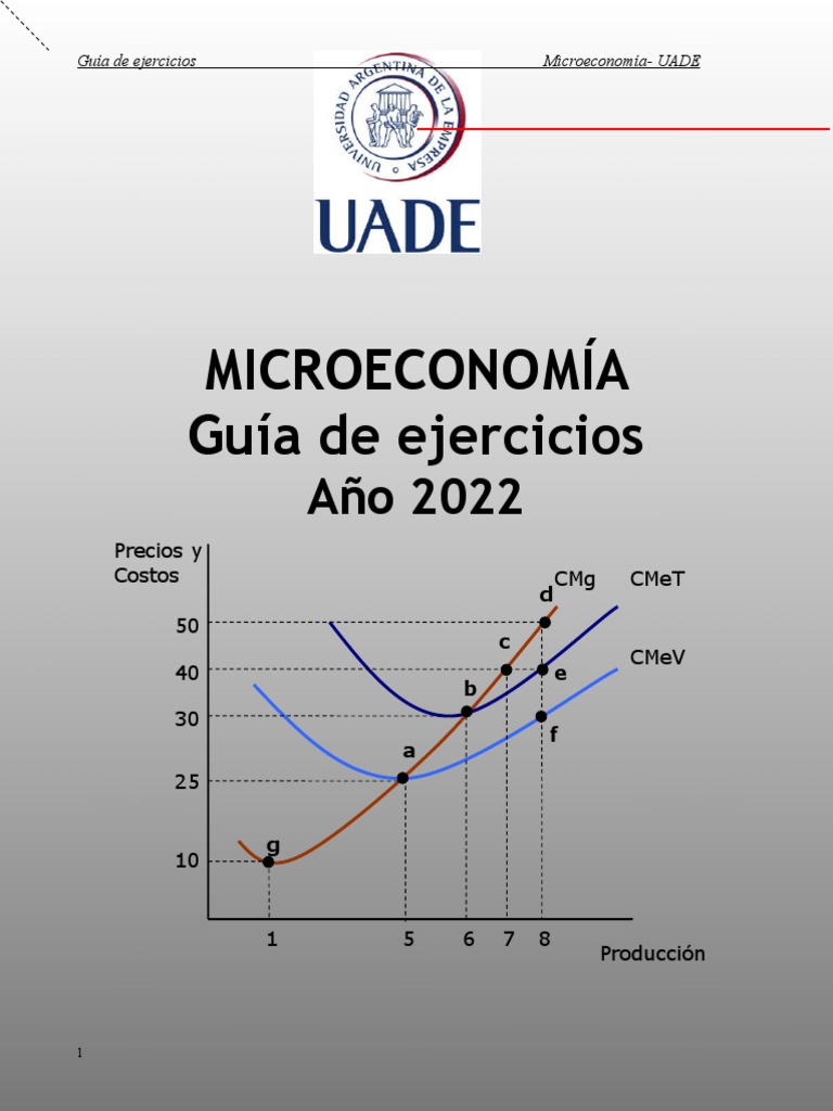 Guia de Trabajos Practicos Micro 2022 DEEFI | PDF | Oferta y demanda | Elasticidad (economía)