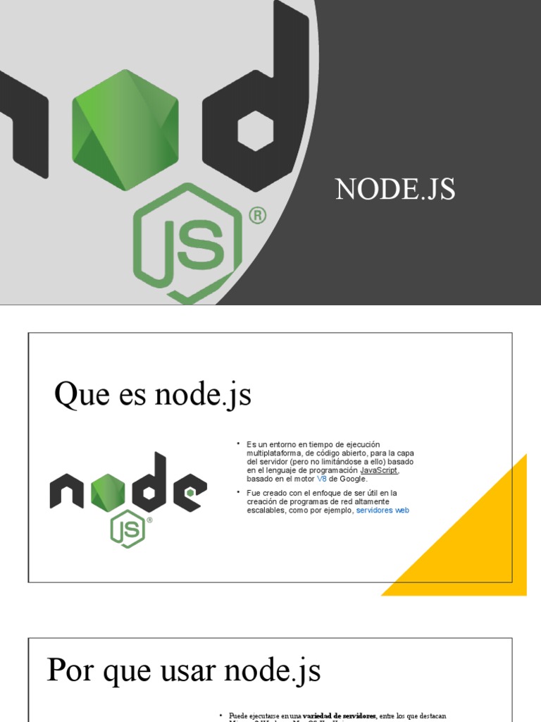 NODE | PDF | Servidor (Computación) | Script Java