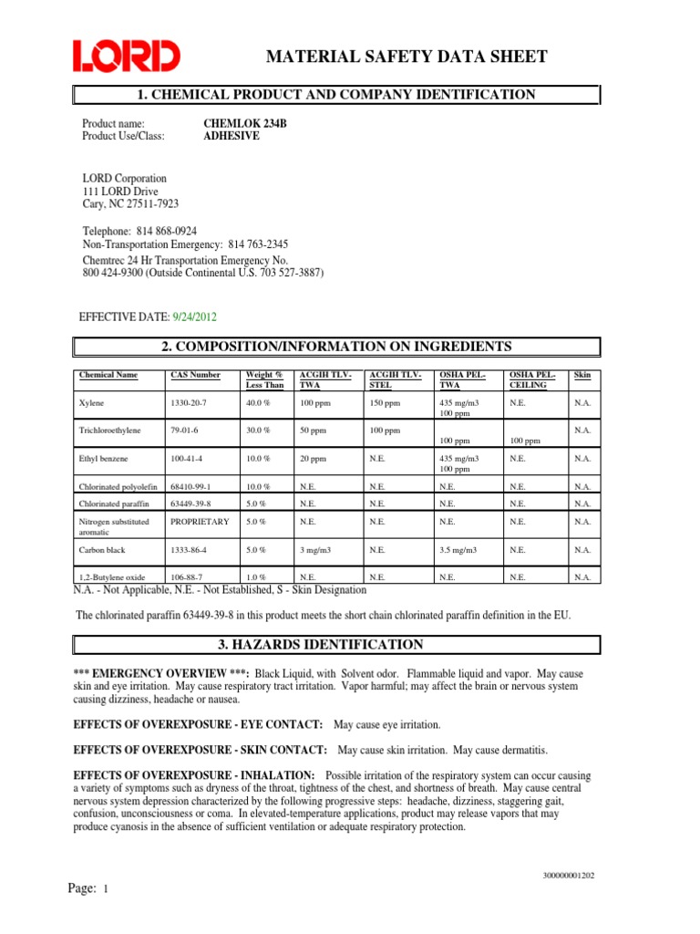 Chemlock 234 B | PDF | Firefighting | Water