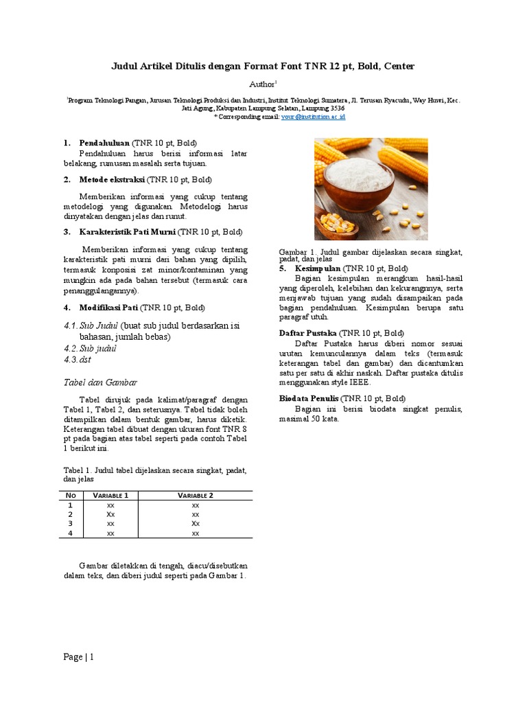 Panduan Penulisan Mini Review Paper | PDF