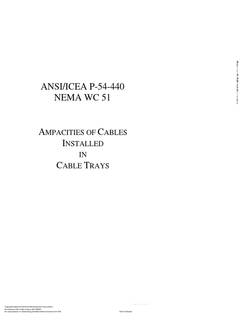 Ampacidad Cables en Cable Tray PDF | PDF | Electrical Engineering ...
