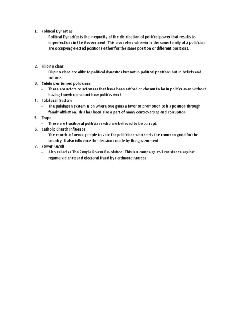 Common Political Practices | PDF