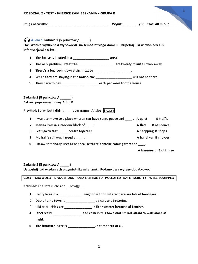 REP8 - Unit 2 - Test - B | PDF REP8 - Unit 2 - Test - B | PDF