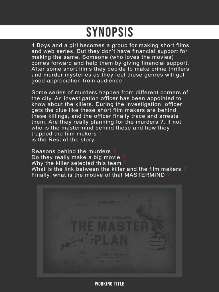 Synopsis (Web Series) | PDF