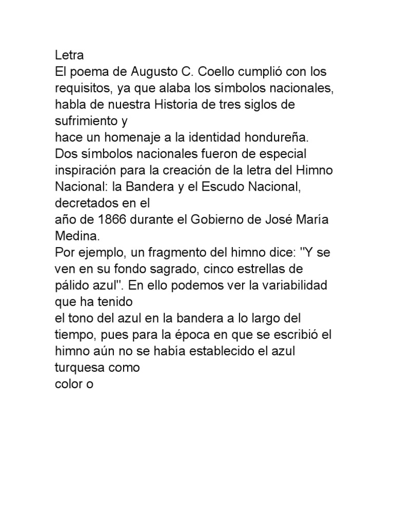 El Poema de Augusto C. Coello | PDF