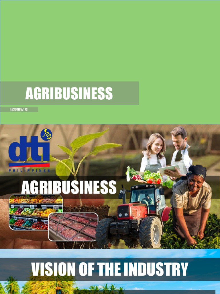 Lesson 5 PT1 | PDF | Agriculture | Agribusiness