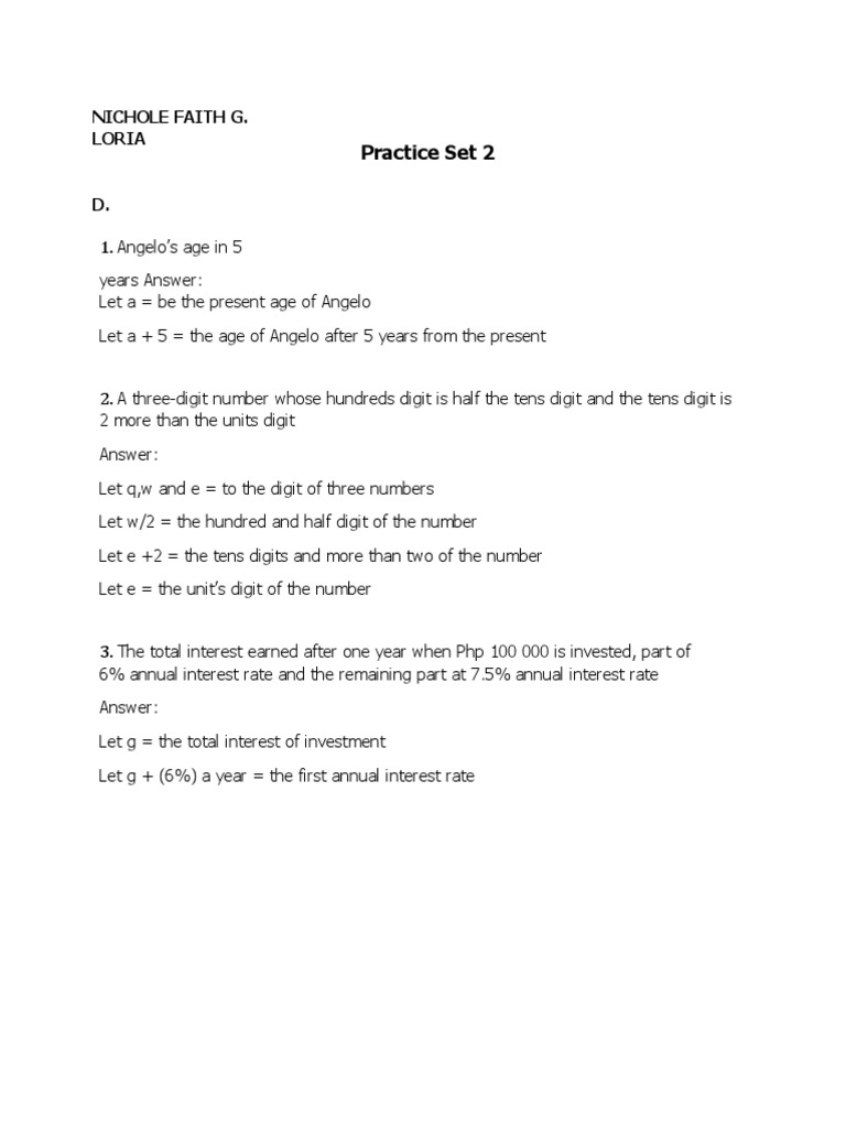 LAb Loria | PDF | Logarithm | Numbers