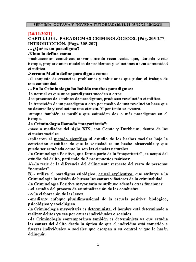 Wuolah Free CAP 4 INTROD | PDF | Criminología | Derecho penal