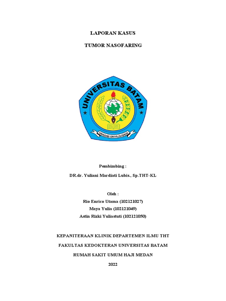 Lapsus Tumor Nasofaring | PDF