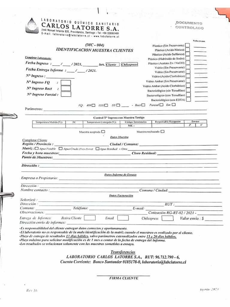 Papeleta Carlos Latorre | PDF