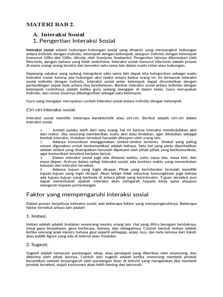 Materi Ips Bab 2 | PDF