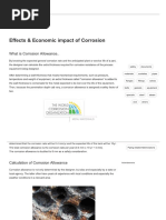 Corrosion Allowance | PDF | Corrosion | Pipe (Fluid Conveyance)