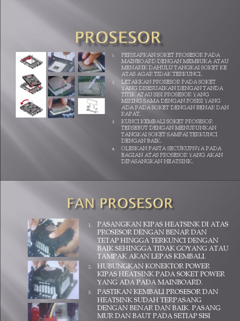 Tutorial Merakit Komputer | PDF