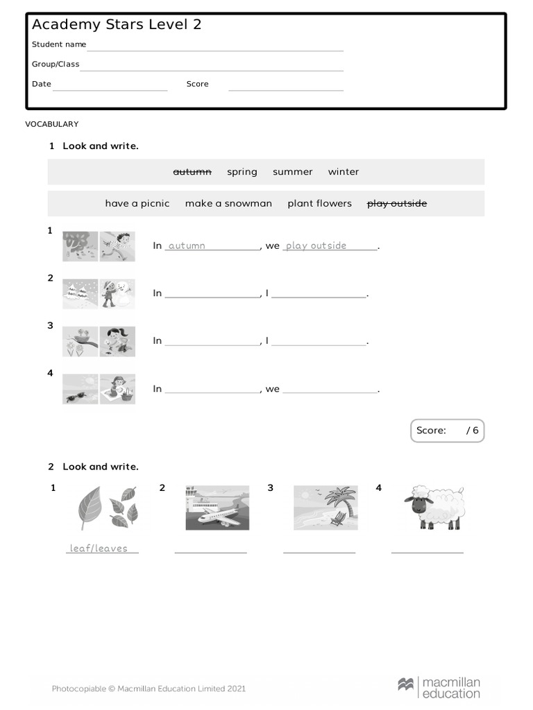 Unit 7 Test Grade 3 | PDF