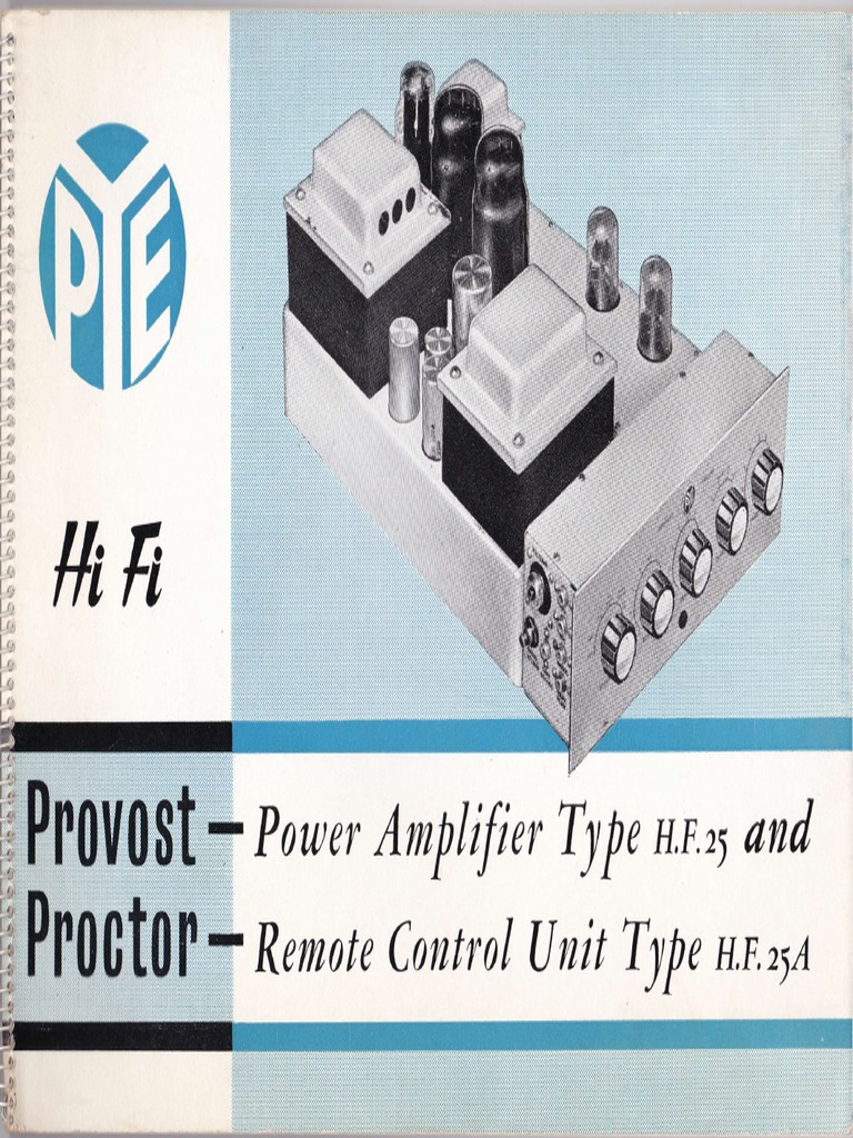 HF25 & HF25A Instructions & Service | PDF