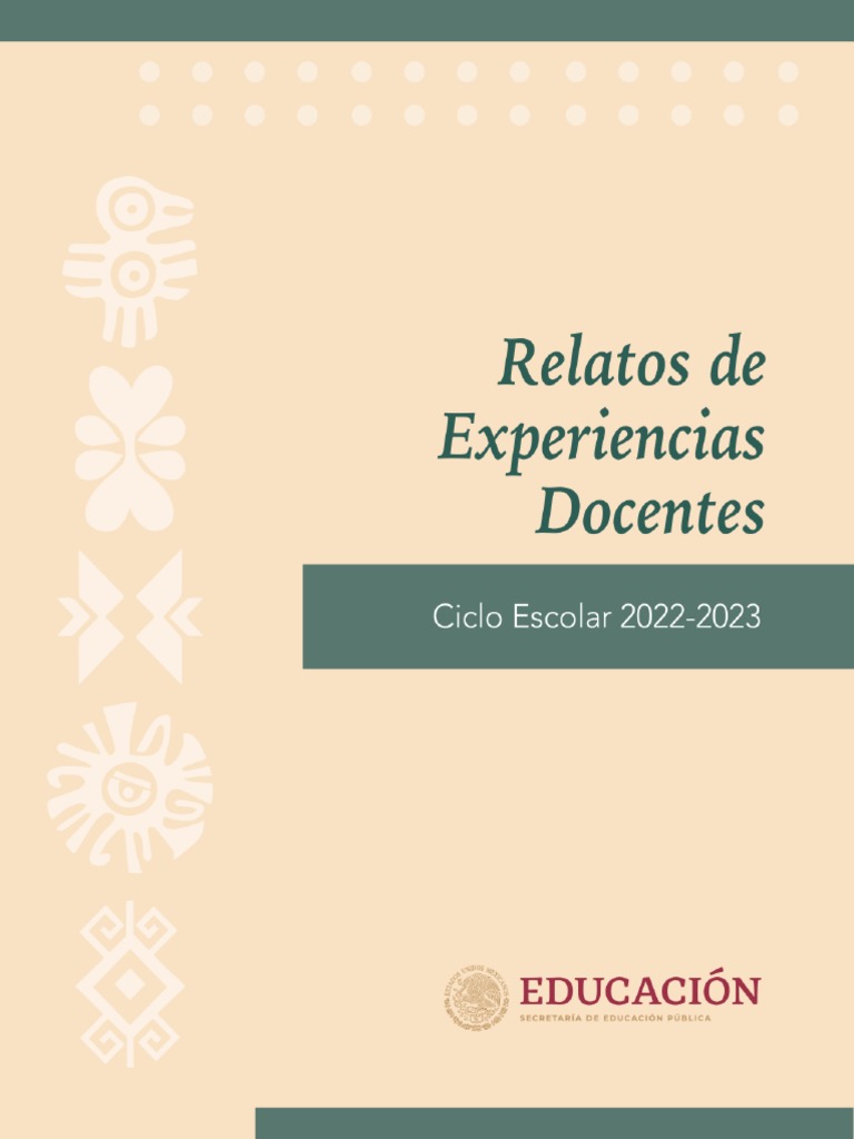Relatos De Experiencias Docentes Pdf Radiodifusión Maestros