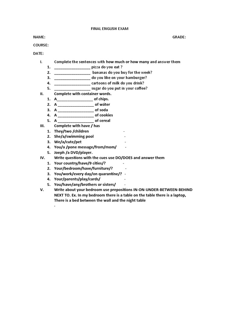 Final English Exam | PDF | Language Arts & Discipline