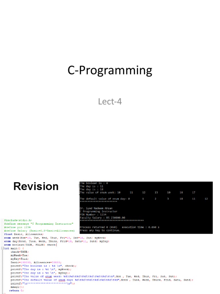C Programming 4 | PDF | Control Flow | Computing C Programming 4 | PDF | Control Flow | Computing