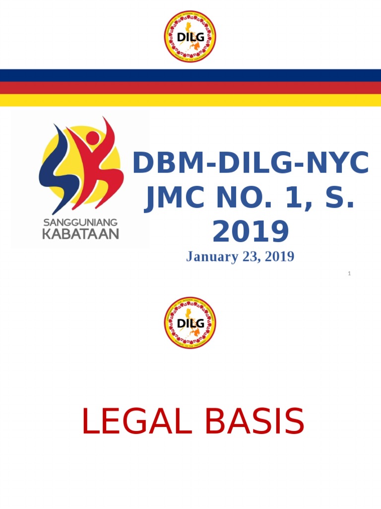 JMC Appropriation Release Planning Budgeting and MC Guidelines On LYPD ... JMC Appropriation Release Planning Budgeting and MC Guidelines On LYPD ...