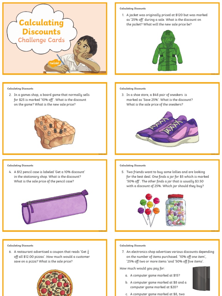 Calculating Discounts | Download Free PDF | Discounts And Allowances | Retail