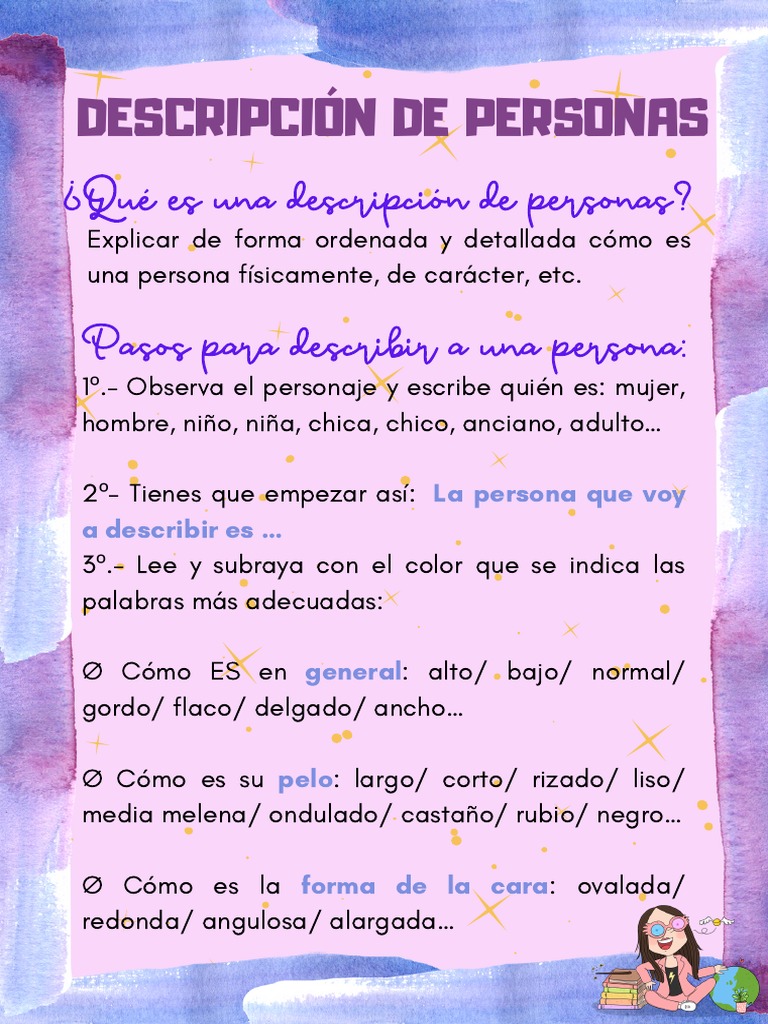 Guía para Describir Personas | PDF | Crecimiento personal y profesional ...