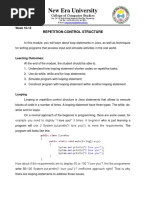 Week 6-8 Ccc112-18 Selection Control Structures | PDF | Computer ...