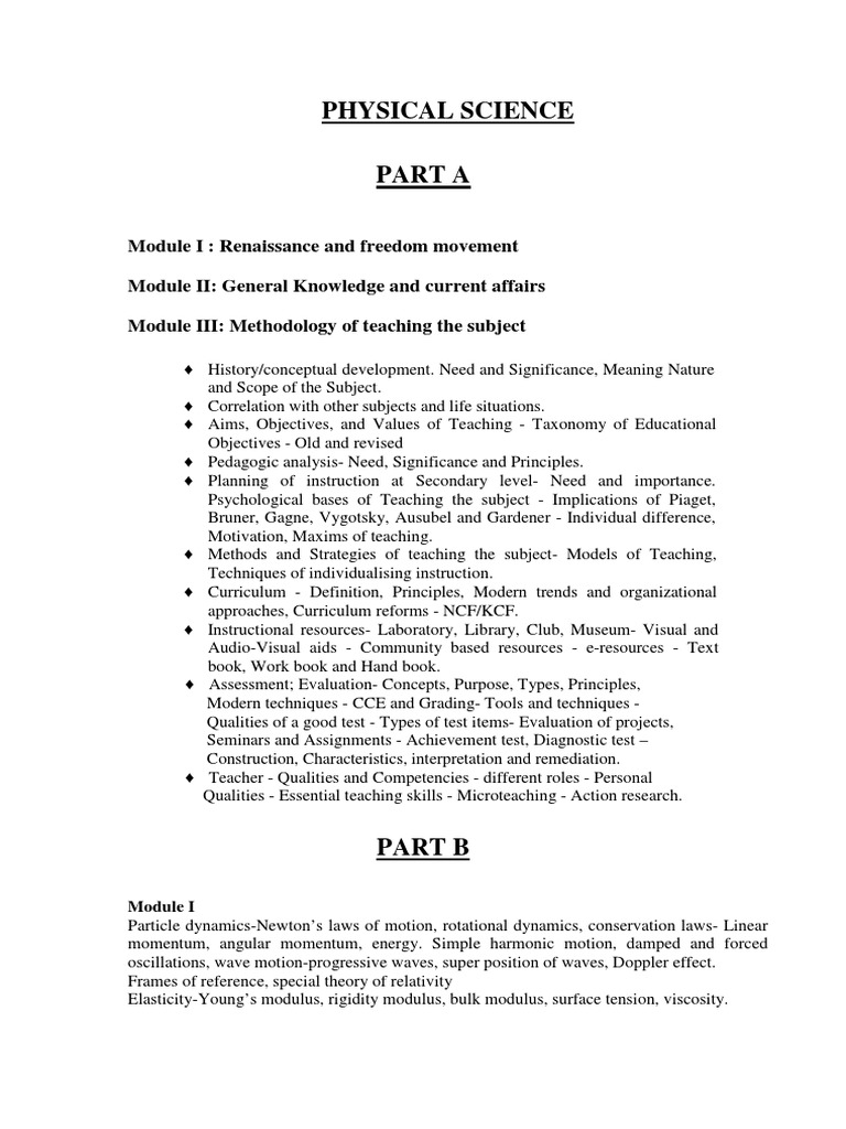 A Comprehensive Guide to Teaching Physical Science: Modules Covering ...