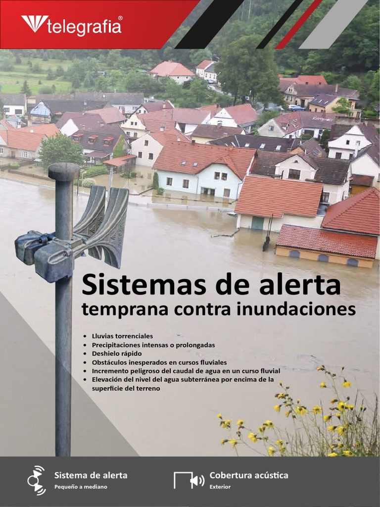 Sistemas de Alerta Temprana Contra Inundaciones ES | PDF | Inundar | Ingenieria Eléctrica