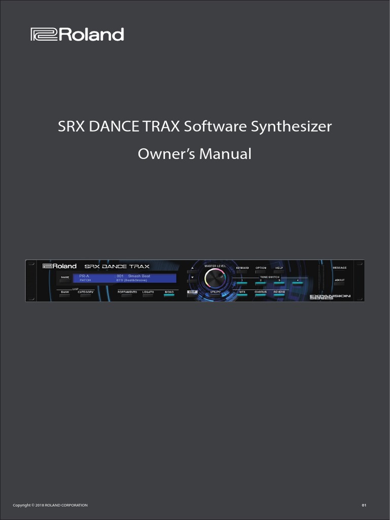 SRX DANCE TRAX Manual E | PDF | Button (Computing) | Synthesizer