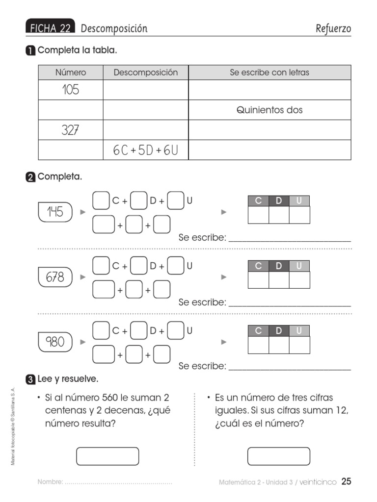 DESCOMPOSICIÒN | PDF