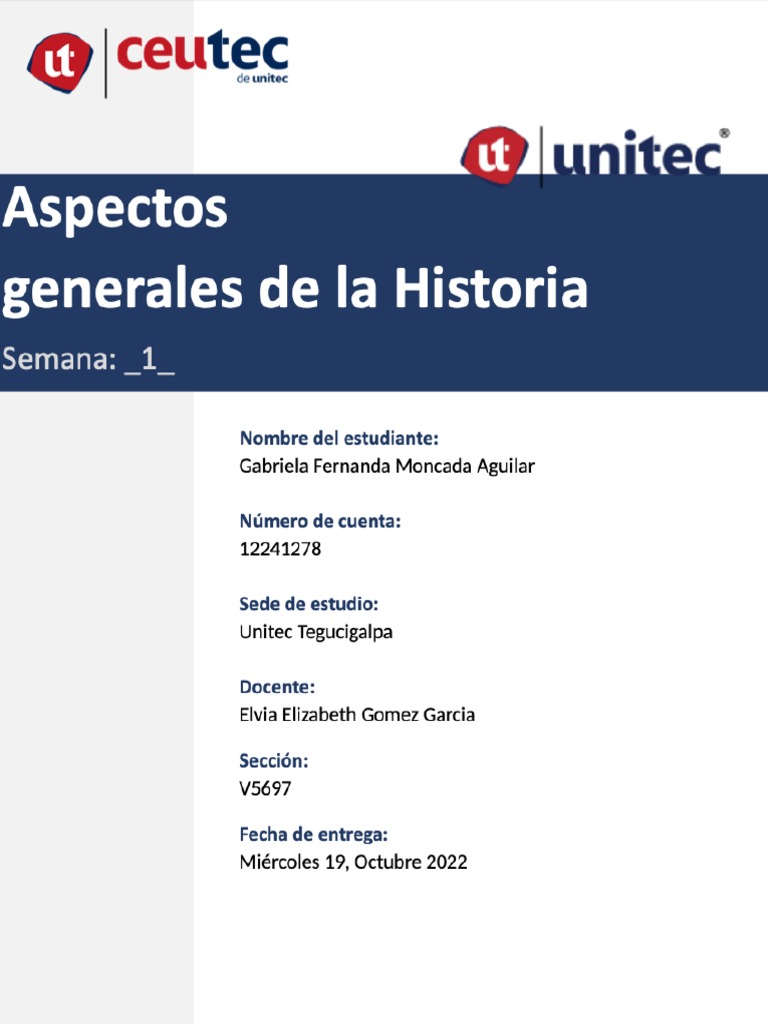 Aspectos Generales de La Historia | PDF | Método científico | Historiografía