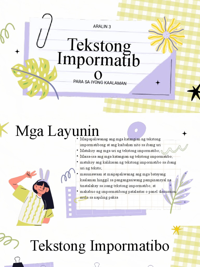 Tekstong Impormatibo | PDF