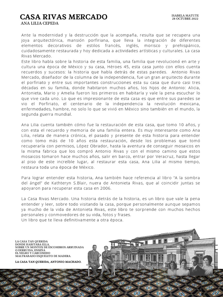 Casa Rivas Mercado | PDF | México