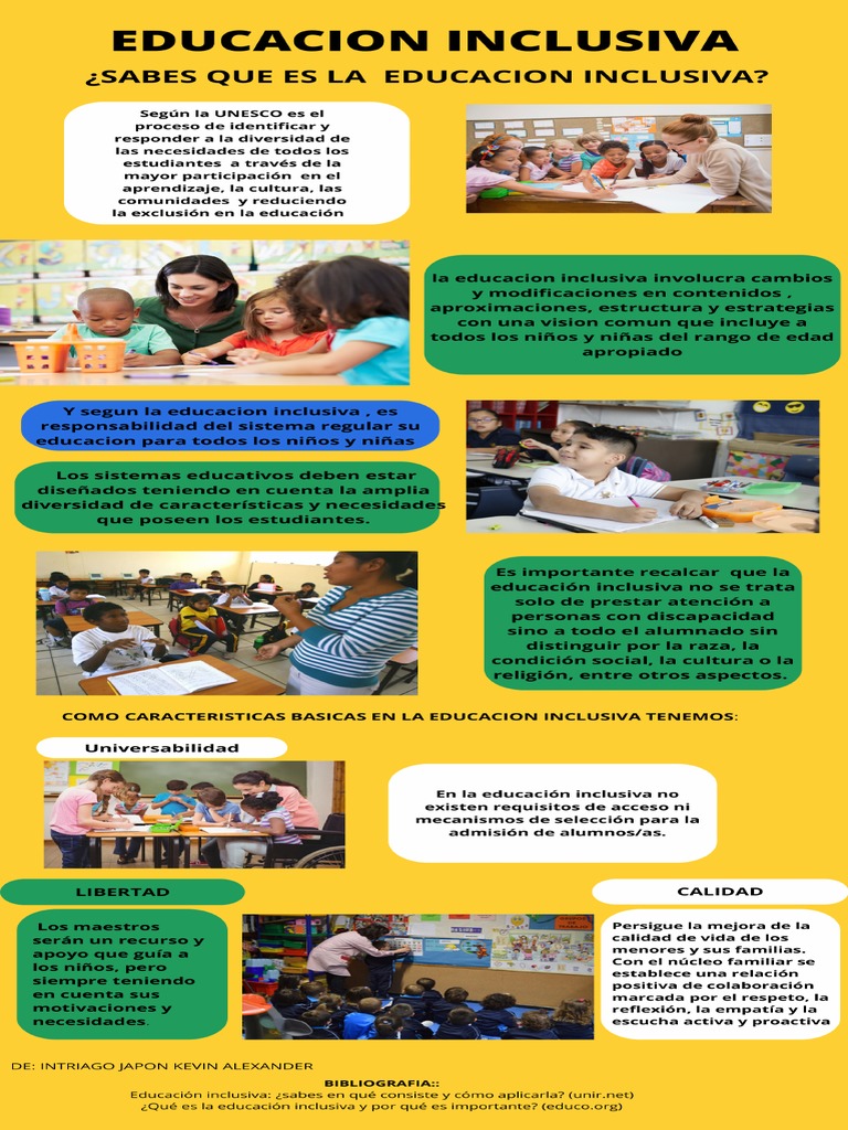 Educacion Inclusiva Infografia | PDF