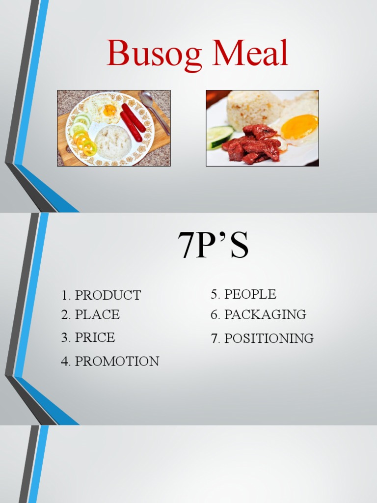 Busog Meal Pdf Brand Drink