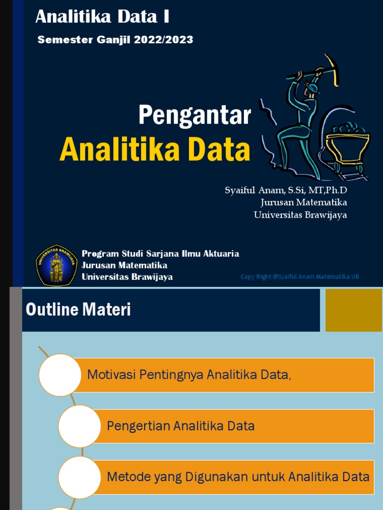 1 Pengantar Analitika Data | PDF