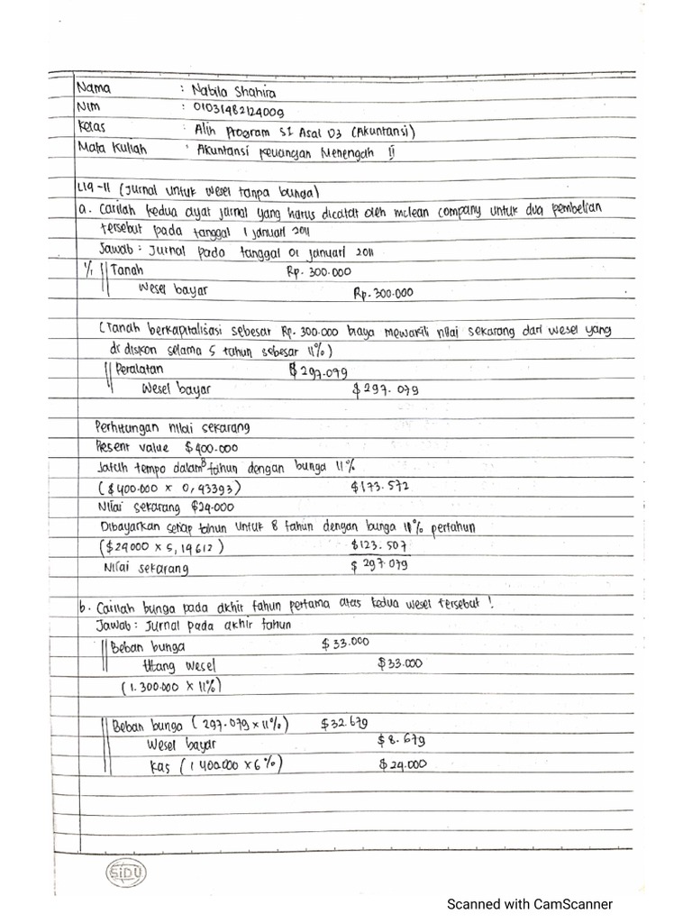 Nabila Shahira - 01031482124009 - Tugas3Akm | PDF