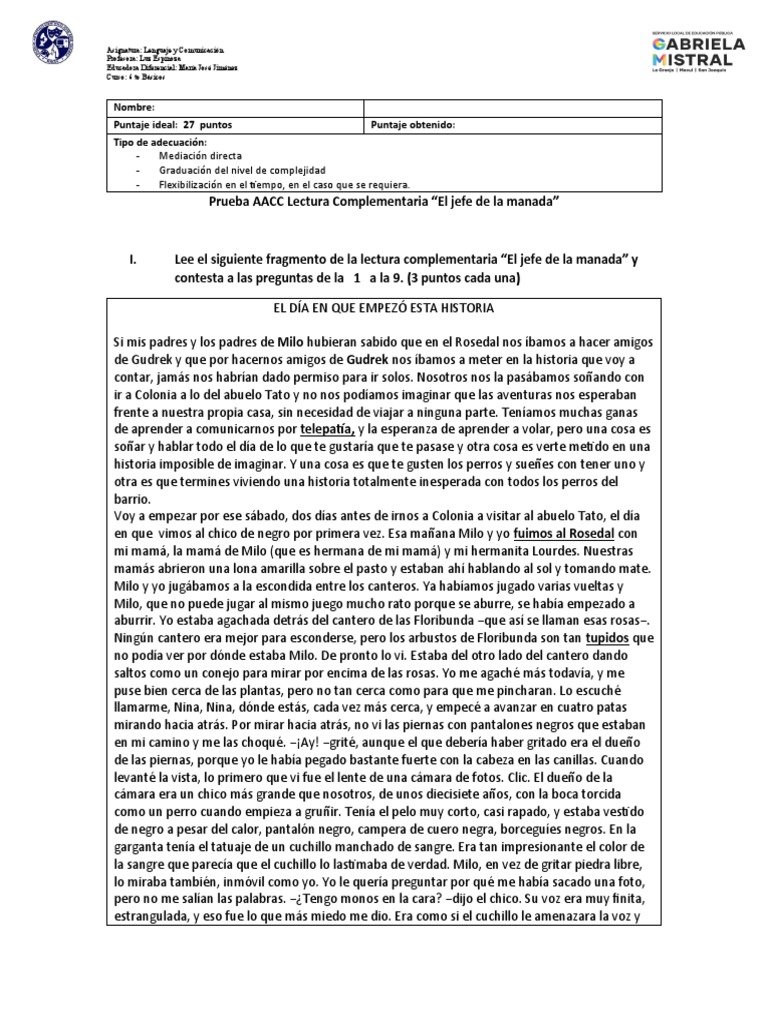 Lectura Complementaria | PDF | Novela negra, policíaca y suspenso | Poesía